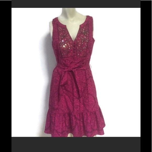 White House Black Market | Dresses | Whbm Pink Dress With Jewel Detail ...
